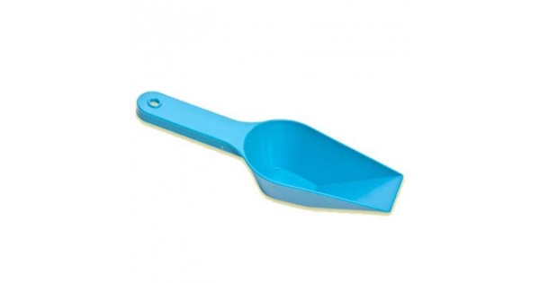Small Blue Plastic Sweet Serving Scoop 250g