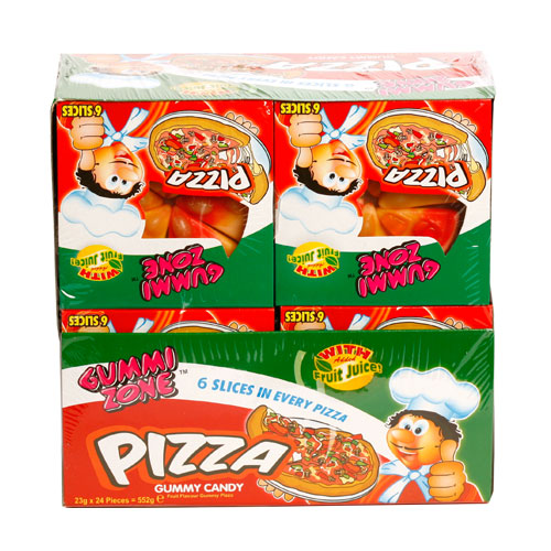 Jelly Pizza with Added Fruit Juice - 24 Pack | Trade Sweets